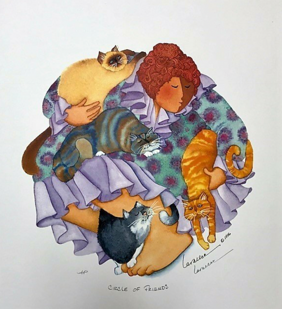 CIRCLE OF FRIENDS AP – Scanlon Gallery & Custom Framing