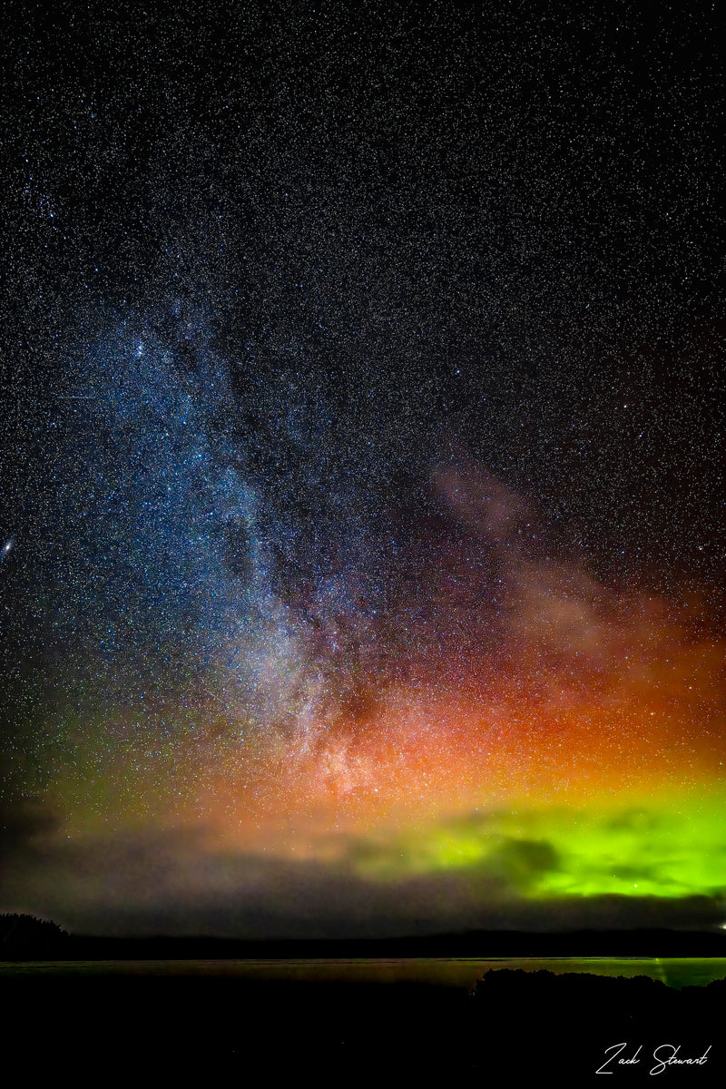 MILKY WAY AURORA PHOTO 8 X 12 – Scanlon Gallery & Custom Framing