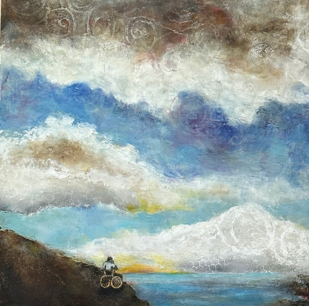 HEAVEN ON EARTH OIL AND COLD WAX ORIGINAL – Scanlon Gallery & Custom ...