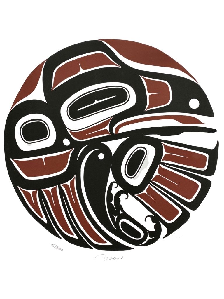 Pacific Northwest Native American Art Raven