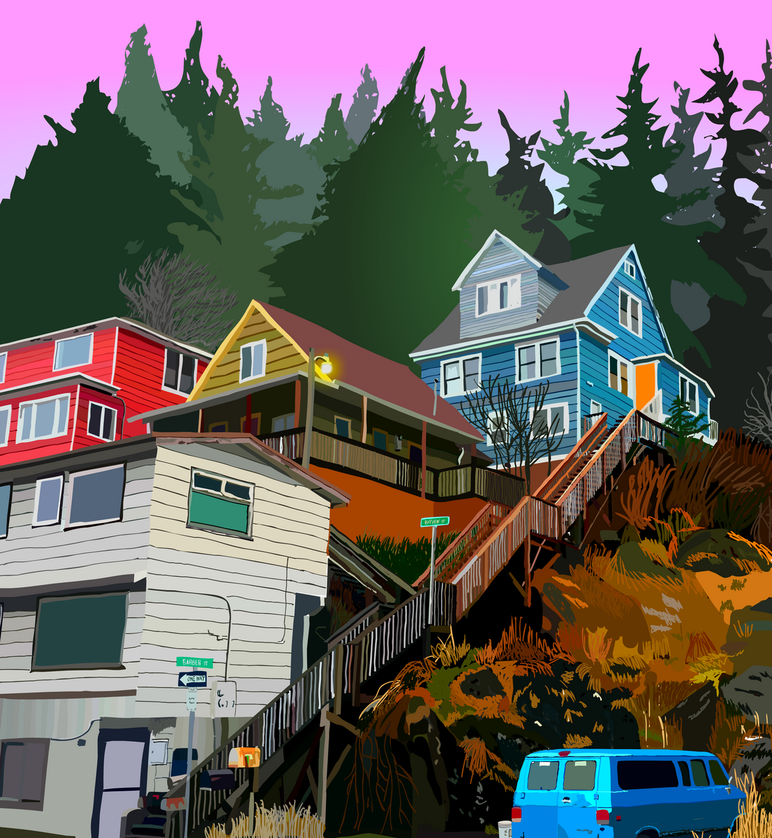 SILVER STAIRS – Scanlon Gallery & Custom Framing